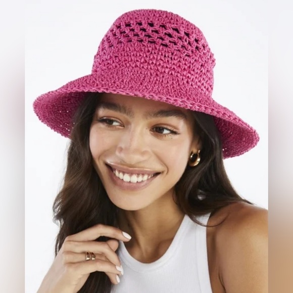 JustFab | Accessories | Macrame Bucket Hat | Poshmark